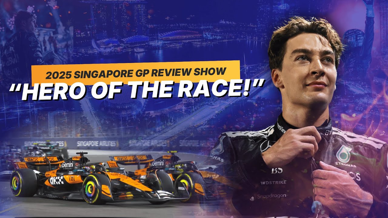 George Russell finds the GAP in SinGAPore, McLaren win Constructors ...